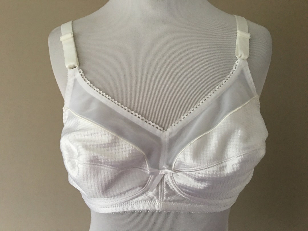 Bra 38B Bali White Soft Cup Brassiere Metric 85 Vintage Lingerie - Etsy