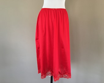 Red Half Slip | Etsy