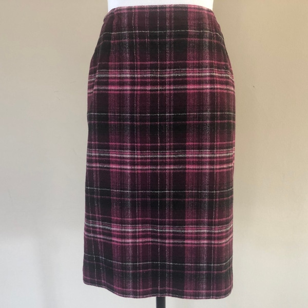 Zipper Back Pencil Skirt - Etsy