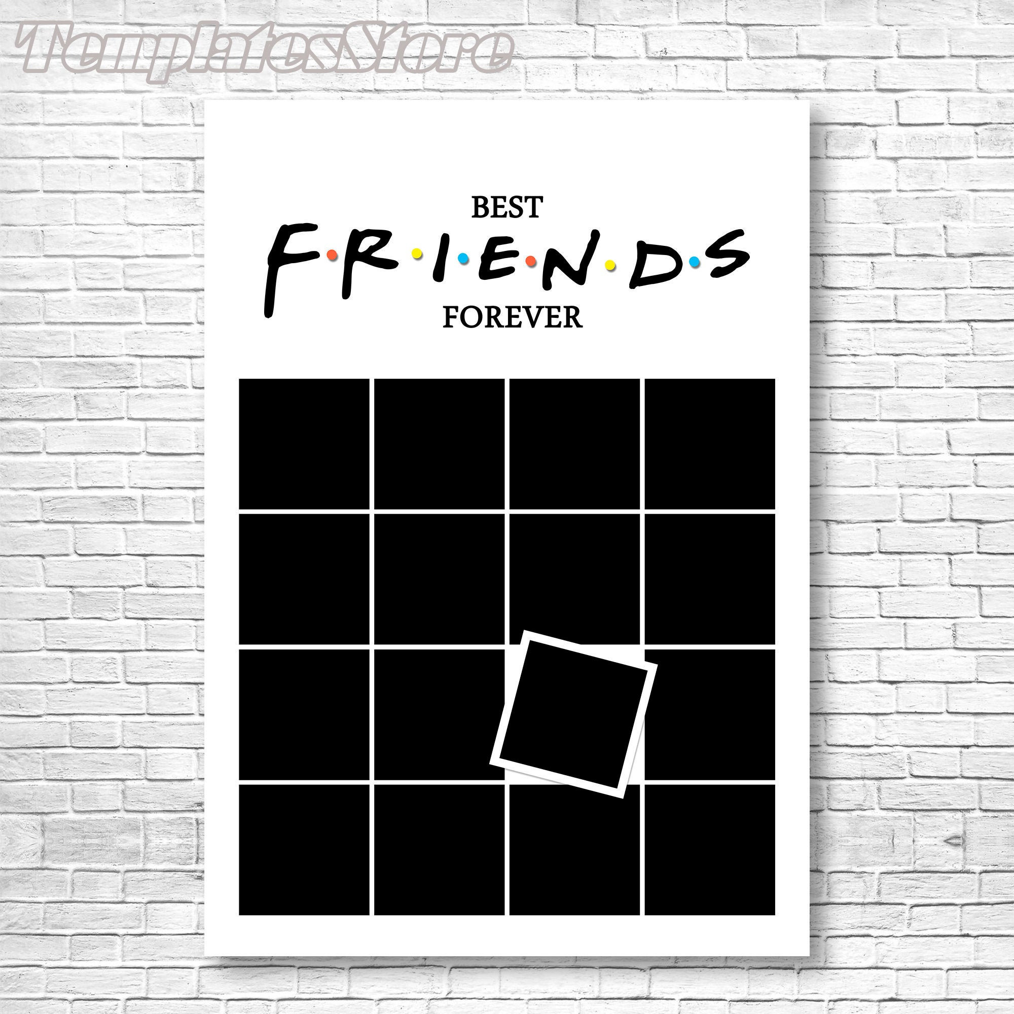 Friends Tv Show Black And White