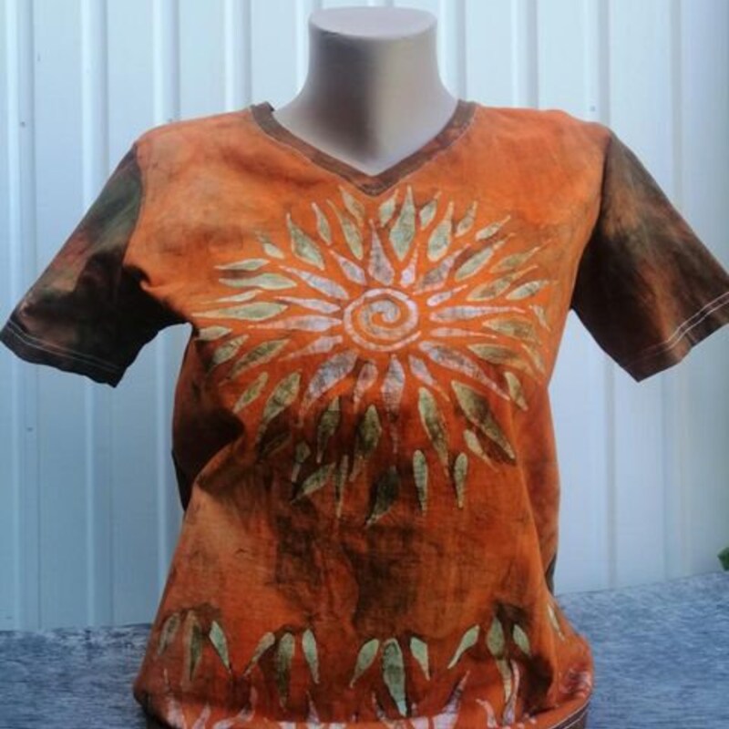 Batik Tshirt - Etsy
