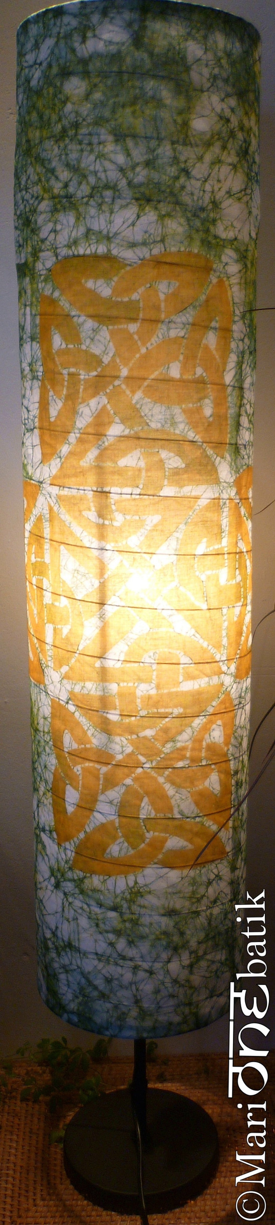 BATIK Floor Lamp CELTIC KNOT Lamp With Foot Switch - Etsy