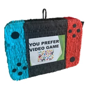 Video Game Console Pinata. Blue and Red. Custom Your Prefer Game ...