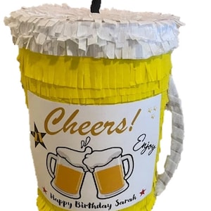 Beer Mug Pinata. Custom. 17” Tall (medium Size) Party Decorations ...