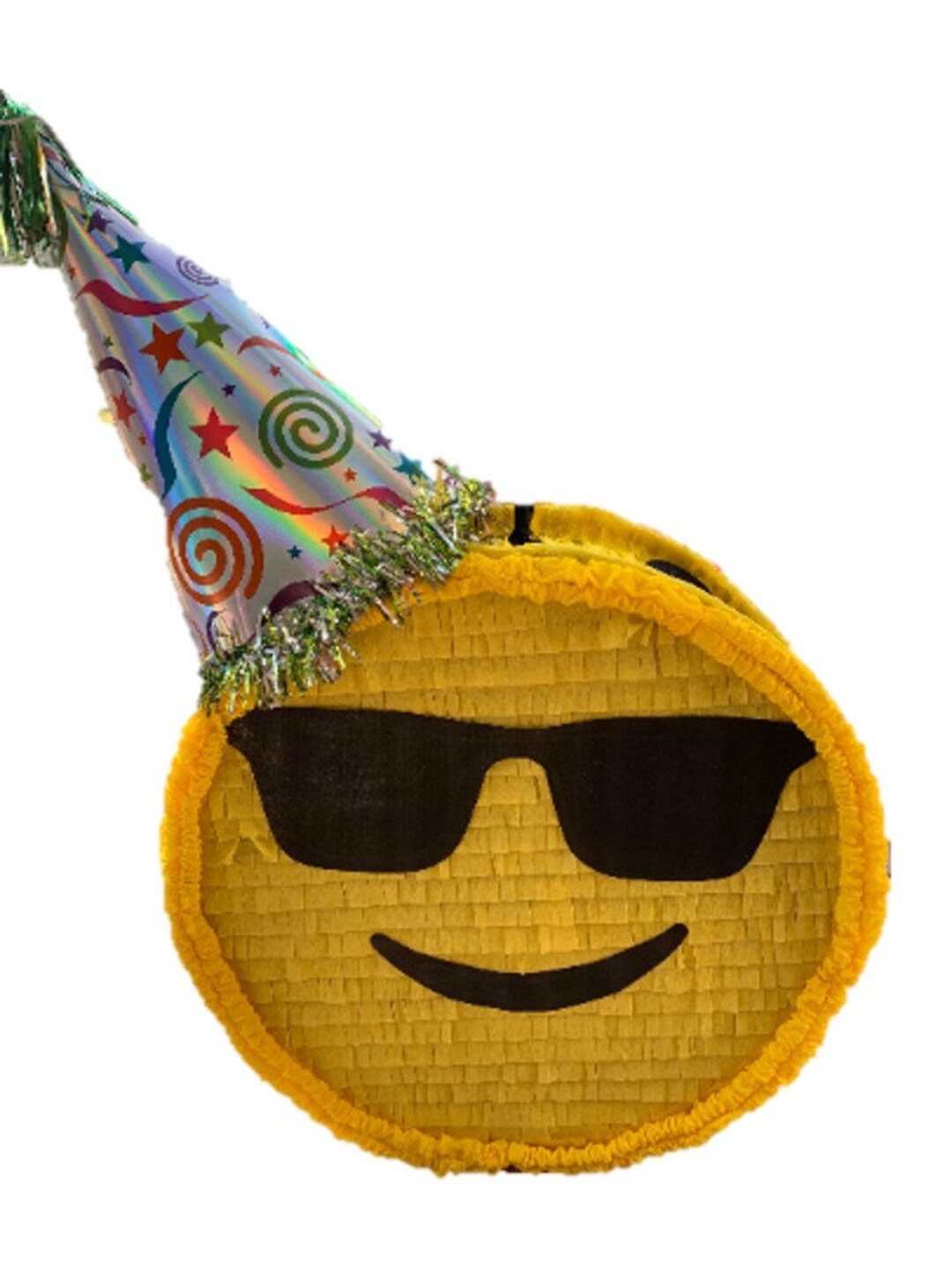 Emoji Pinata. Party Decoration Supplies. (the Color of the Hat May Vary ...