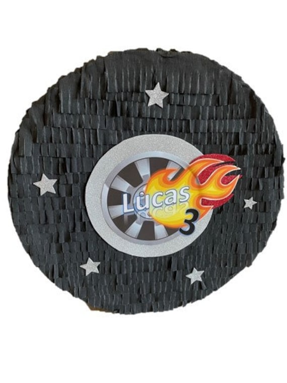 Wheels Tire Pinata. Hot & Flame Tire. Race Party Decoration | Etsy