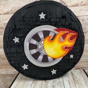 Wheels Pull Pinata. Hot & Flame Tire. Race Party Decoration Supplies - Etsy