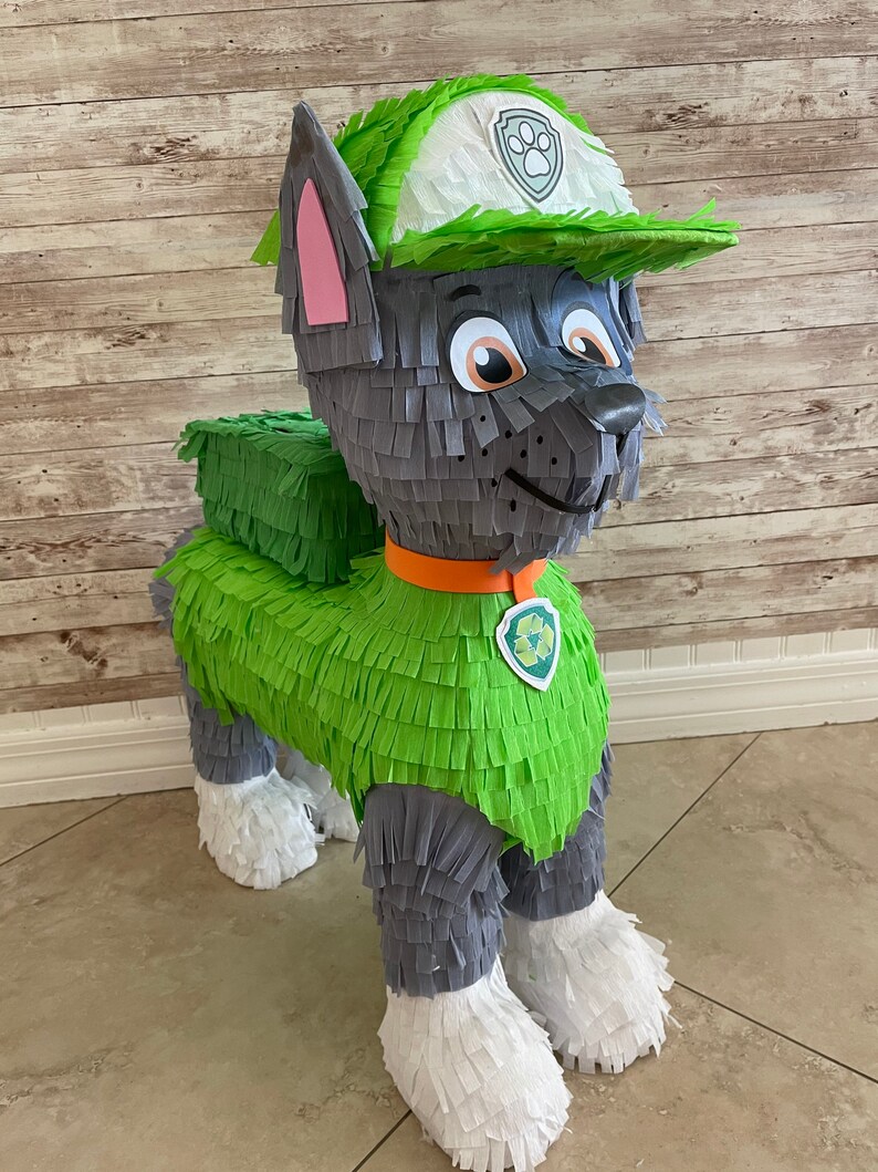 Dog Pinata Birthday. Rocky the dog. Party Decorations and | Etsy