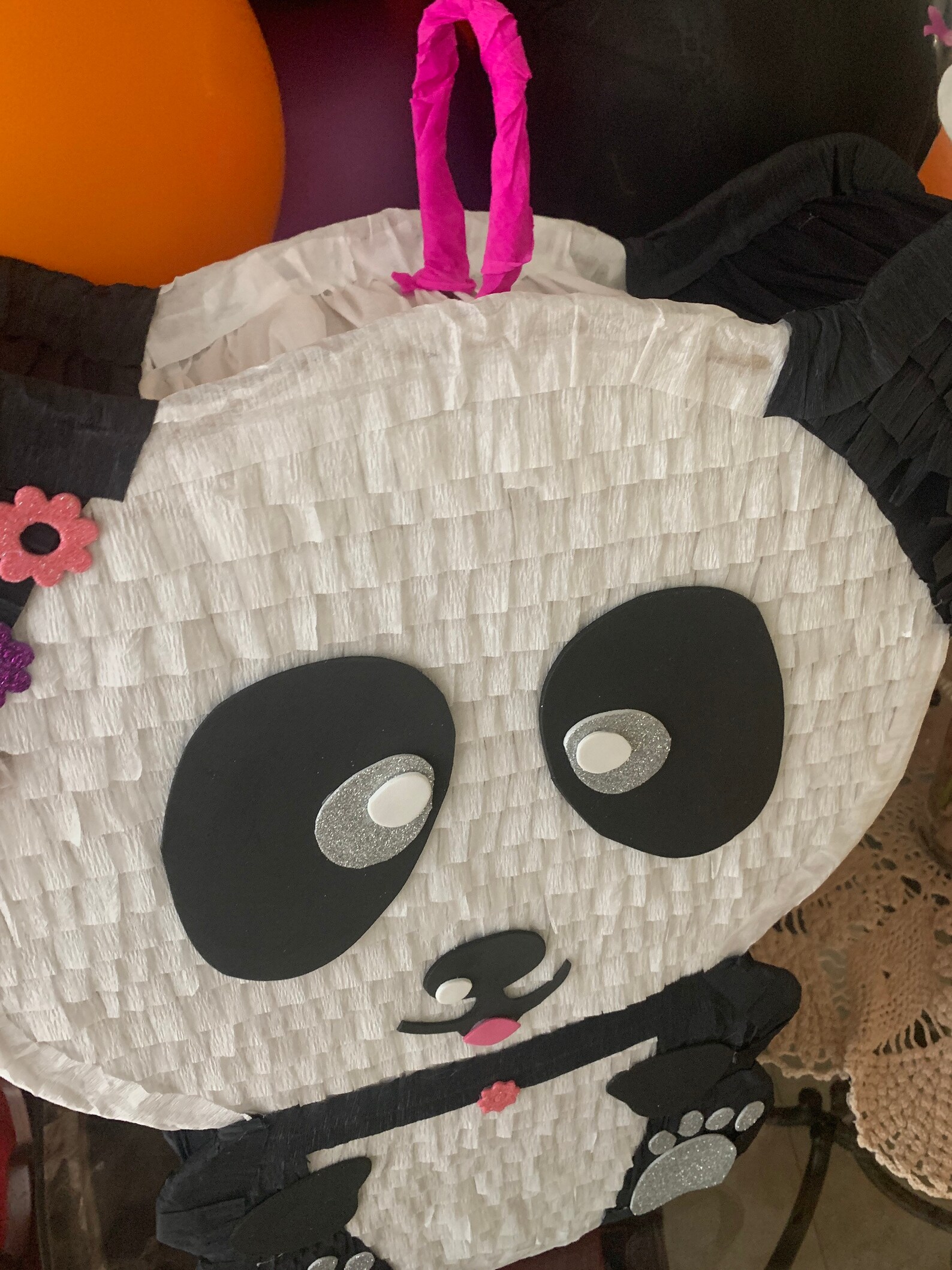 Panda Pinata. Party decorations supplies | Etsy