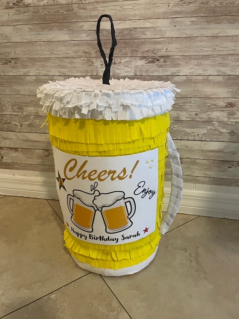 Beer Mug Pinata. Custom. 17 Tall medium Size Party - Etsy