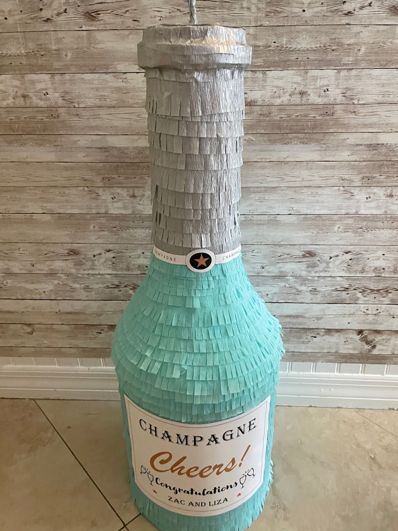 Wedding Champagne Bottle Pinata. Party Decoration Supplies - Etsy