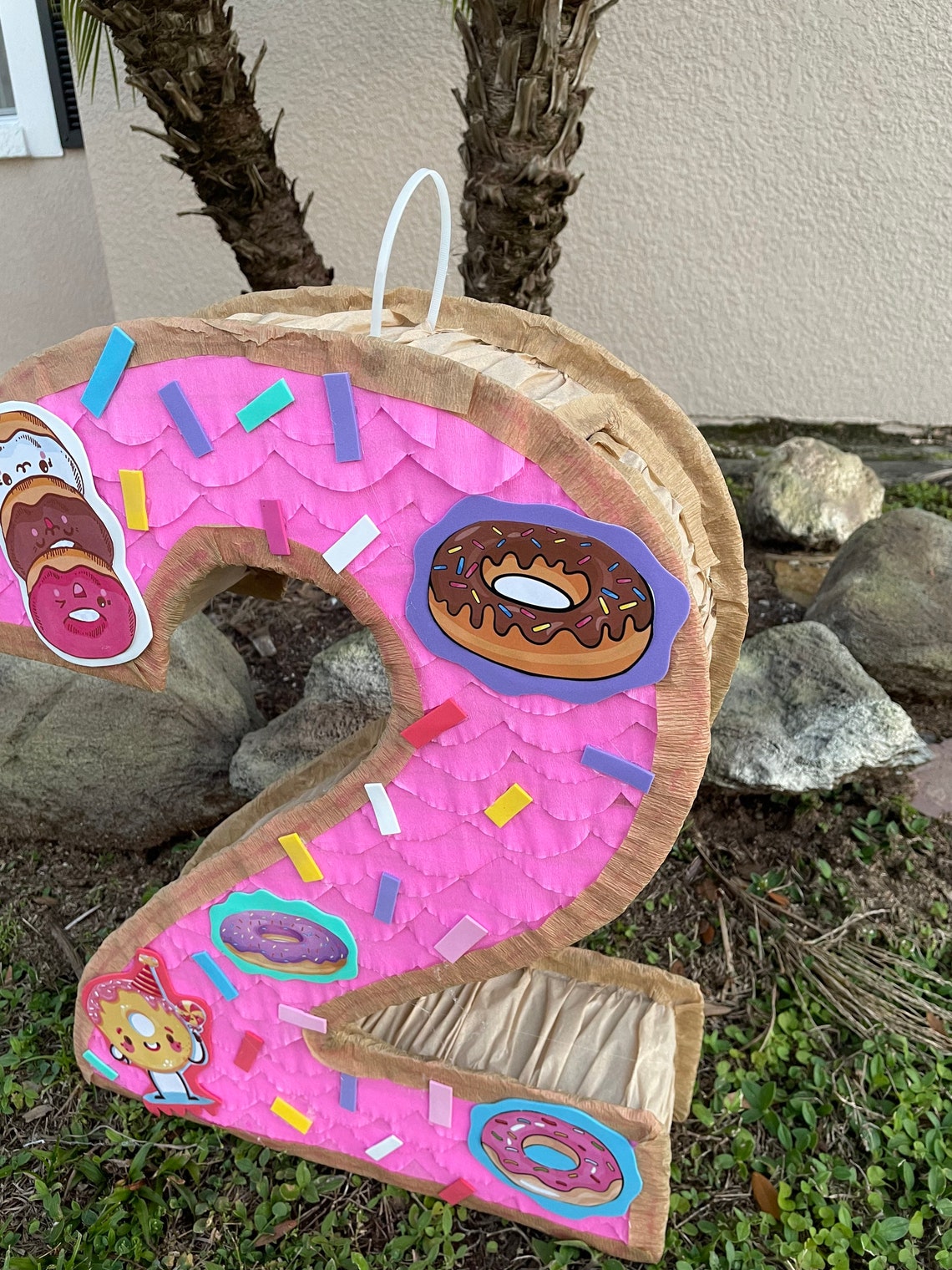 Number Donuts Pinata. Donuts Birthday Party. Party Supply. - Etsy