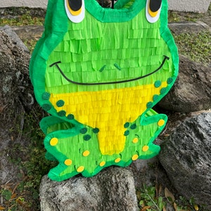 Frog Pinata. Party Decorations Supplies. Zoo Party - Etsy