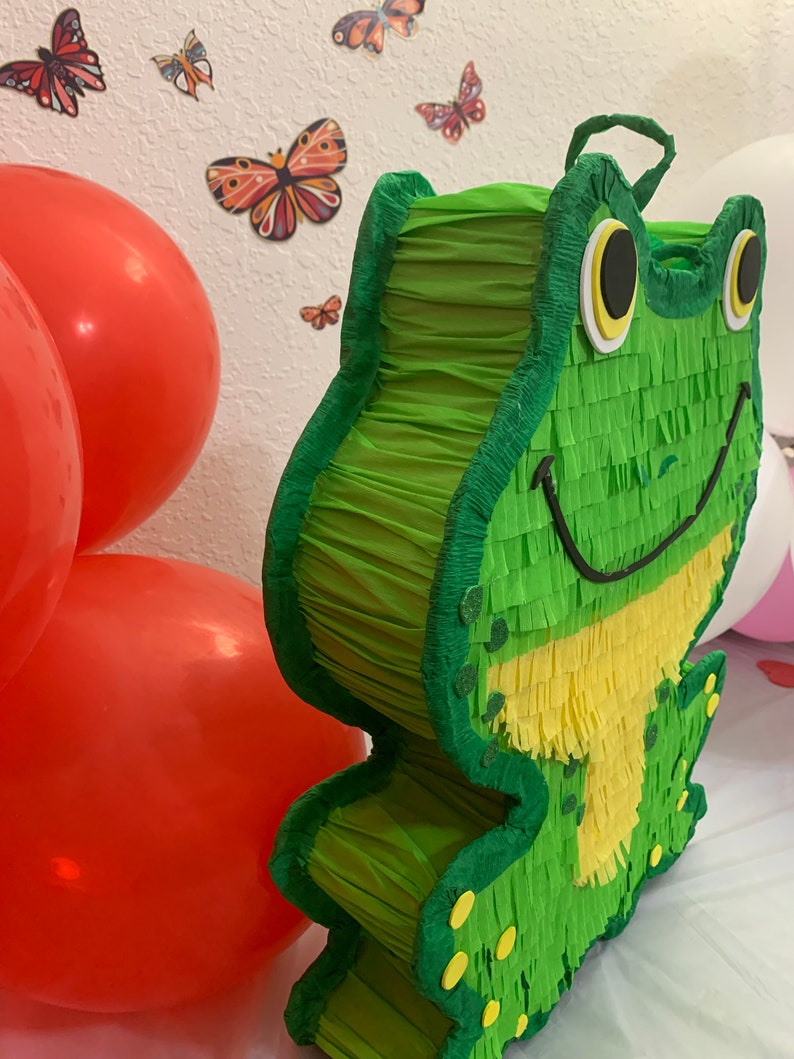 Frog Pinata. Party Decorations Supplies. Zoo Party - Etsy