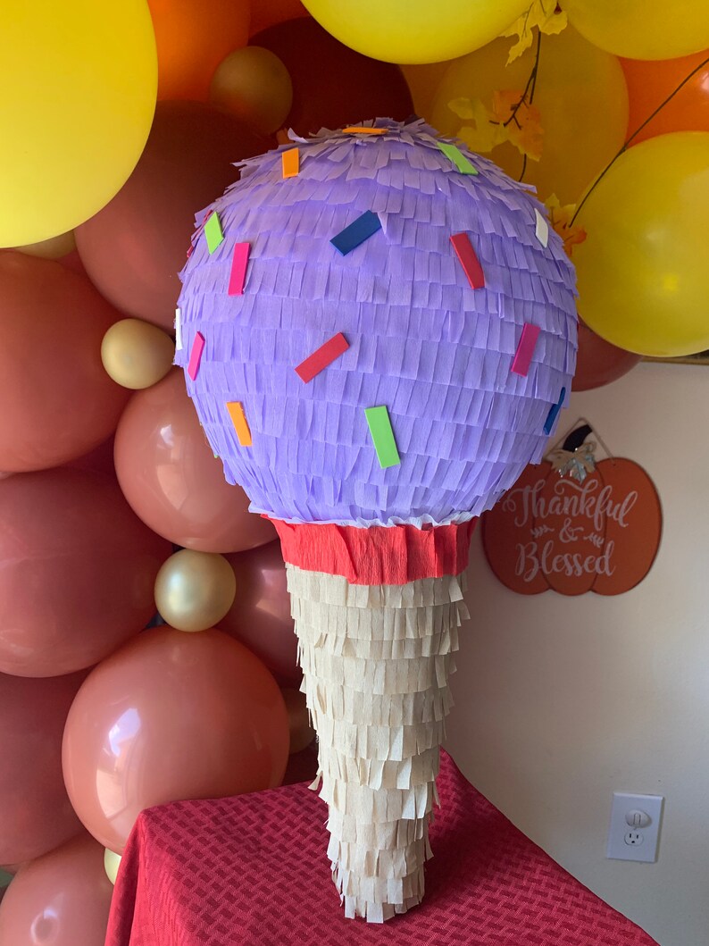 Ice cream Piñata. Party Decorations and Supplies | Etsy