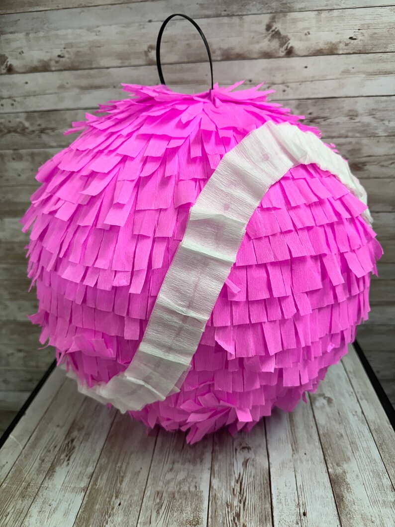 Pink Tennis Ball Piñata 3D Round 14in Diameter. (rope and Ball Not ...