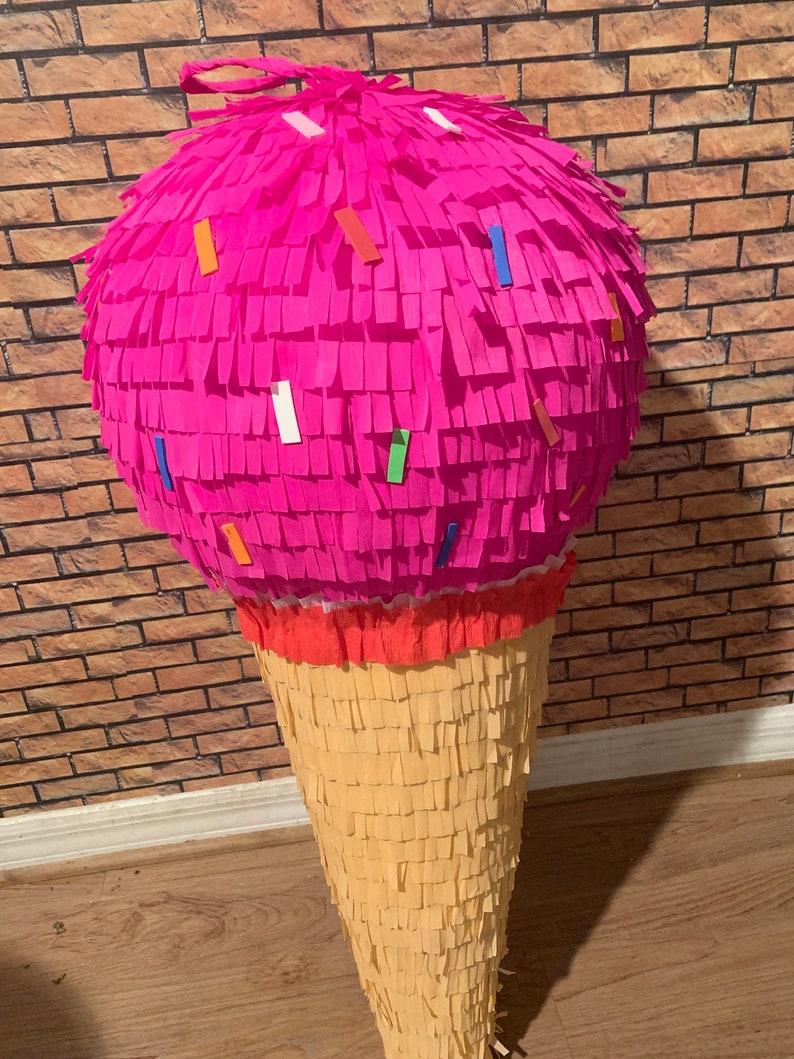 Ice cream Piñata. Party Decorations and Supplies | Etsy