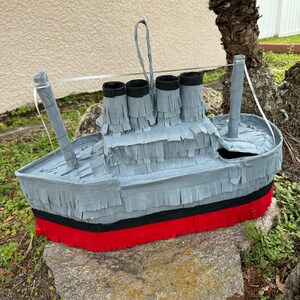 American Navy Ship Pinata. Party Decorations. stick Not Included - Etsy
