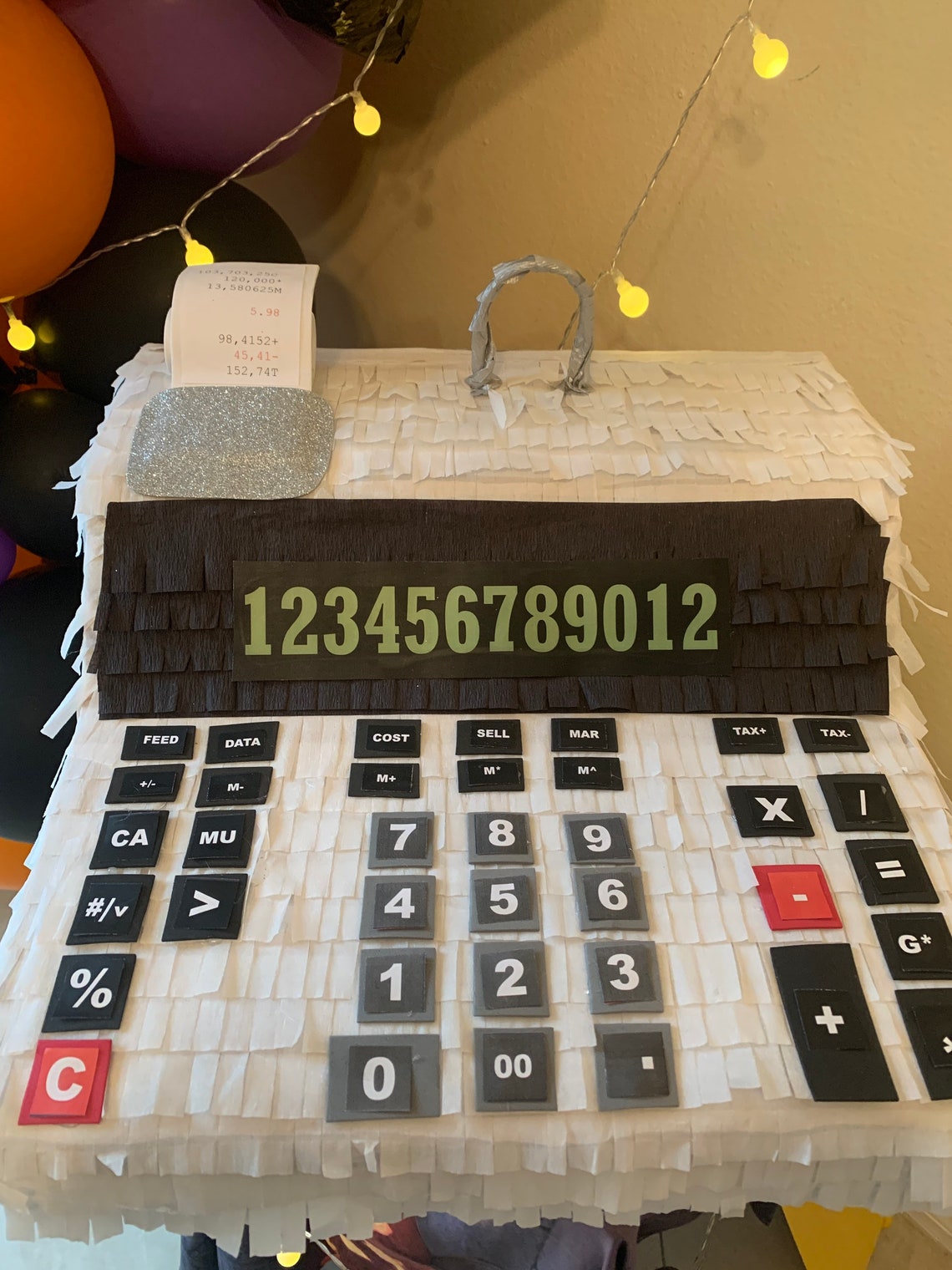 Calculator Pinata for Accountantsretired or Graduates - Etsy