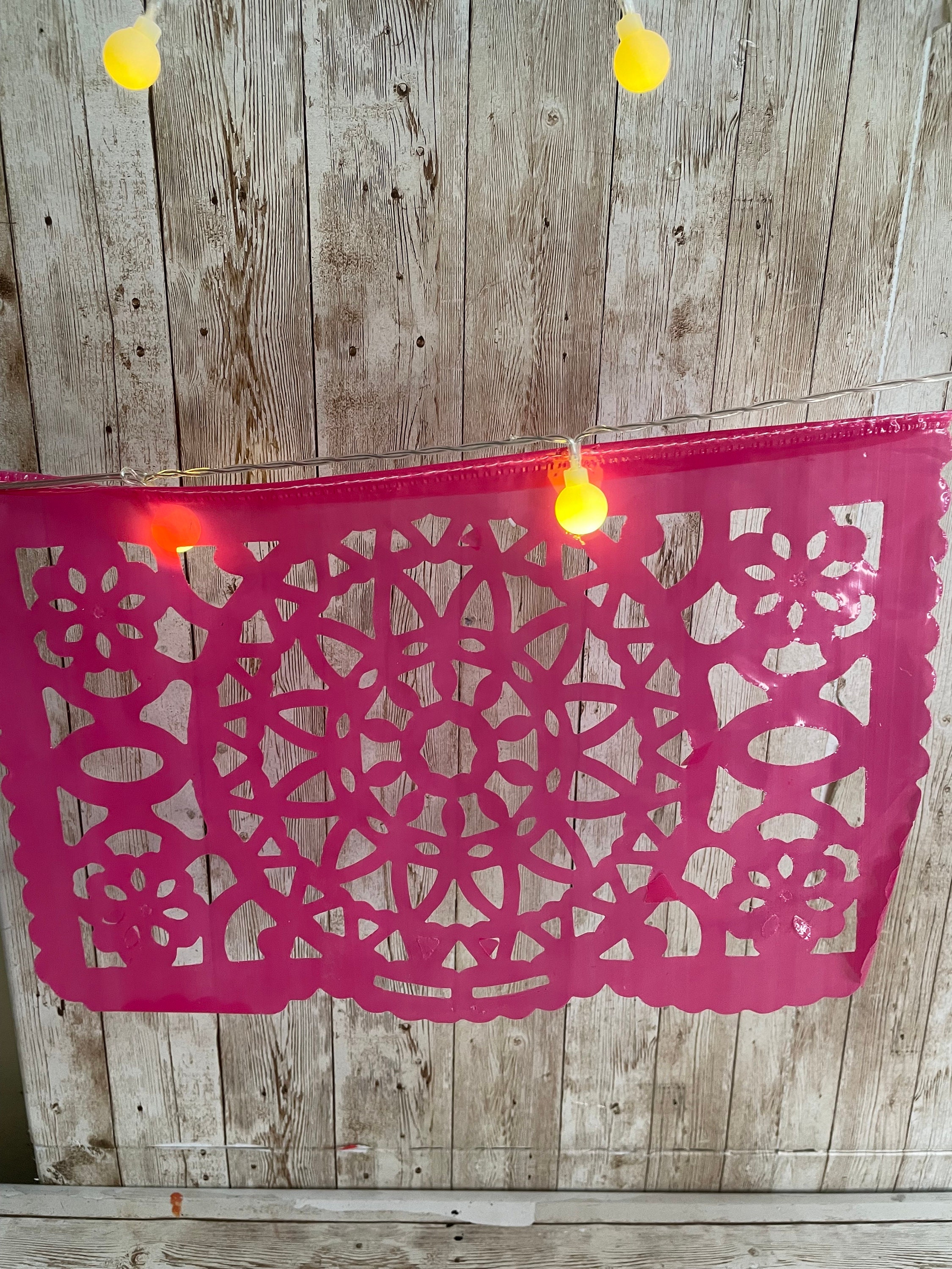 Large Plastic Chopped Multicolor Banner. Mexican Fiesta - Etsy