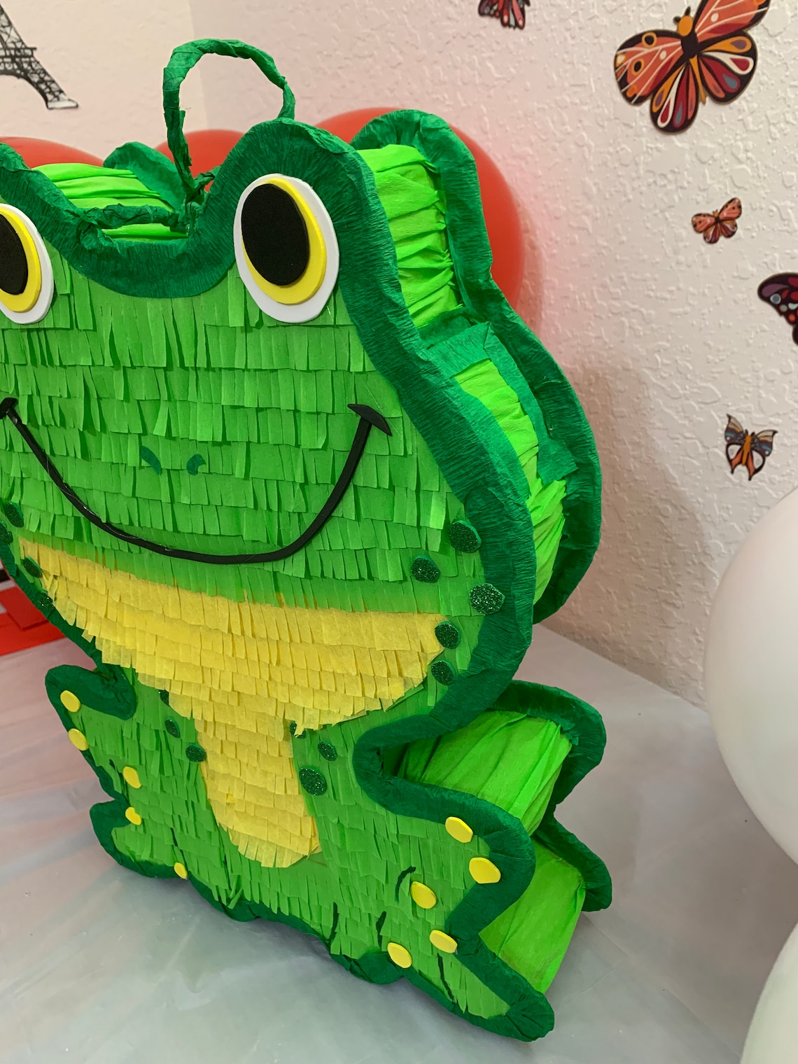 Frog Pinata. Party Decorations Supplies. Zoo Party - Etsy