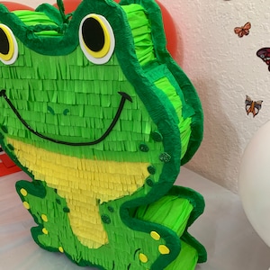 Frog Pinata. Party Decorations Supplies. Zoo Party - Etsy