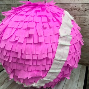 Pink Tennis Ball Piñata 3D Round 14in Diameter. (rope and Ball Not ...