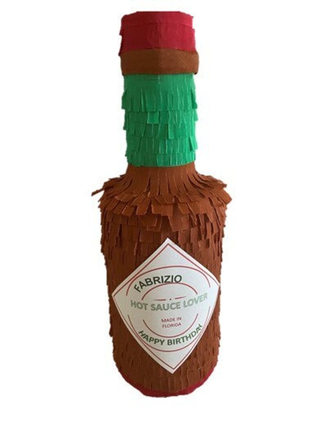 Hot Sauce Bottle Pinata Customized. Party Decorations. - Etsy