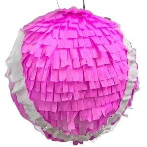 Pink Tennis Ball Piñata 3D Round 14in Diameter. (rope and Ball Not ...