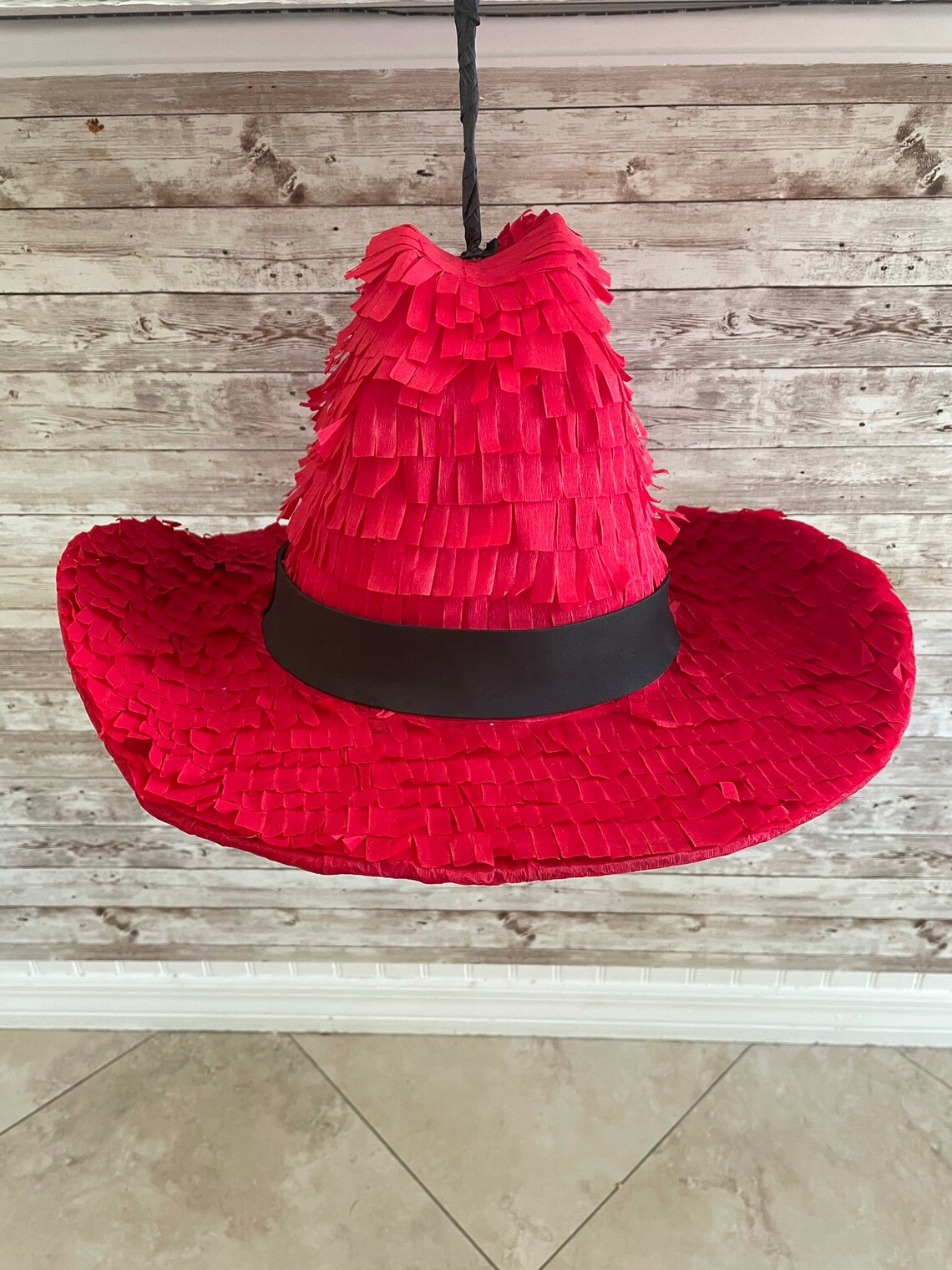 Hat Pinata. small Party Decorations and Supplies. stick Not | Etsy