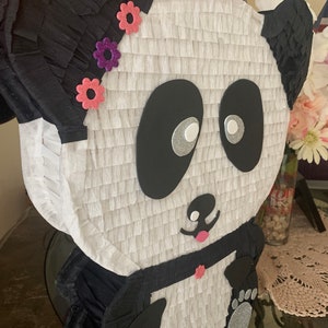 Panda Pinata. Party decorations supplies | Etsy