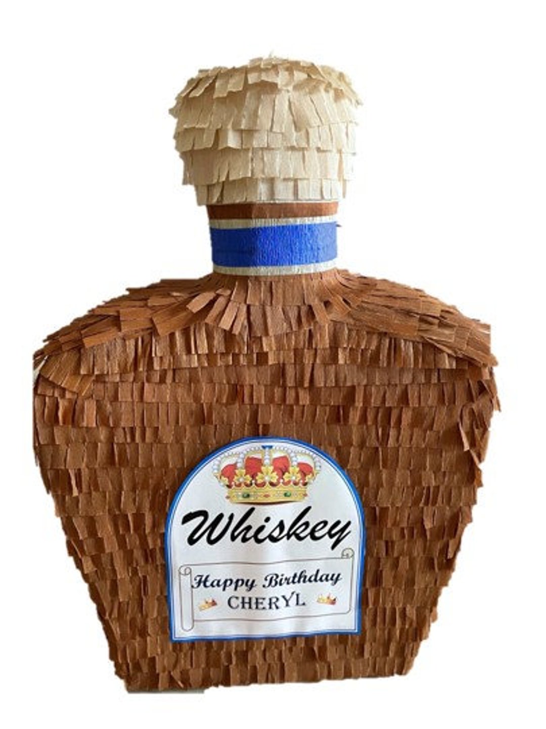 Whiskey Crown Pinata. Party Decoration Supplies - Etsy
