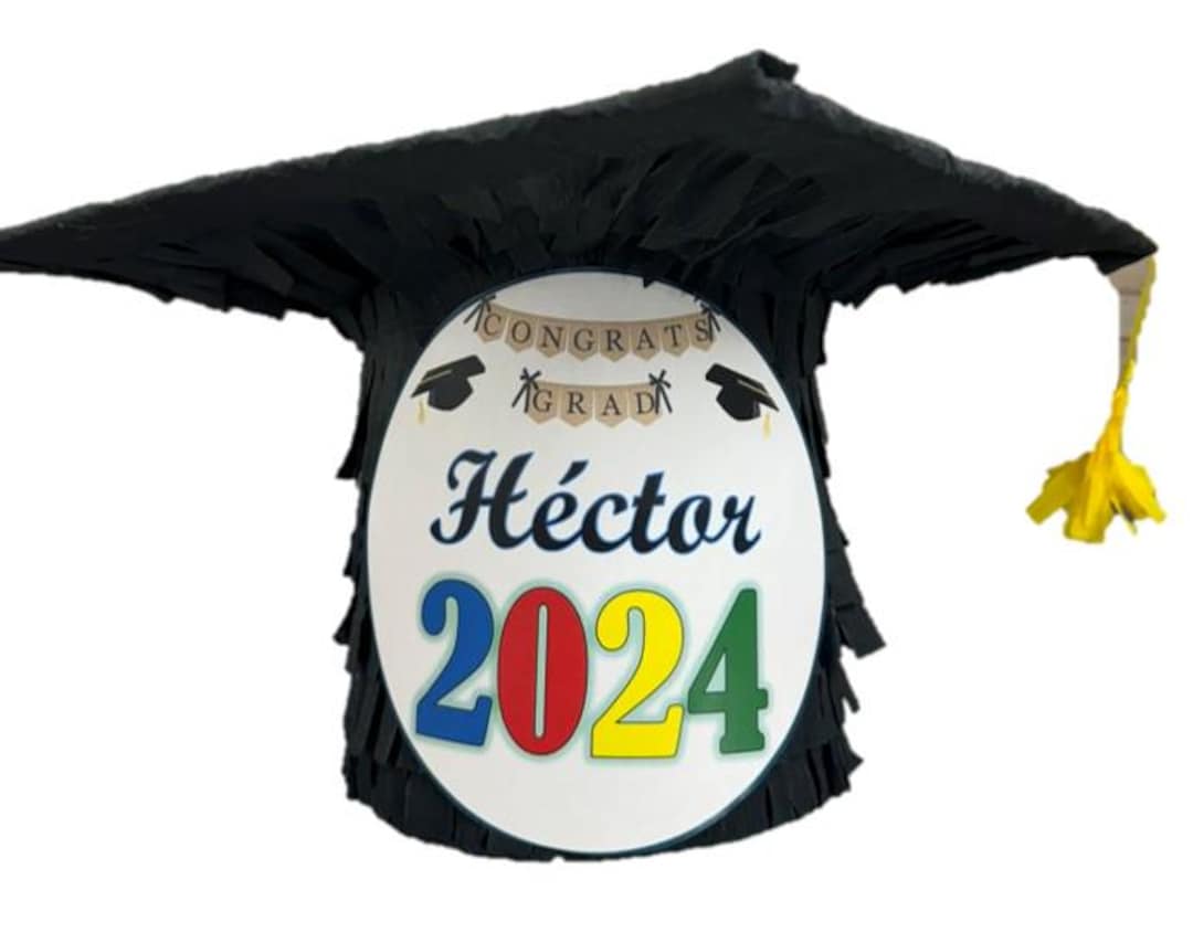 Custom Graduation Cap Piñata (small) With Your Name and Year ...