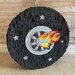 Wheels Tire Pinata. Hot & Flame Tire. Race Party Decoration Supplies - Etsy