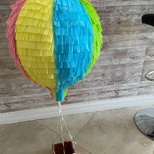 Hot Air Balloon Pinata. Party Decoration Supplies. (stick Not Included ...