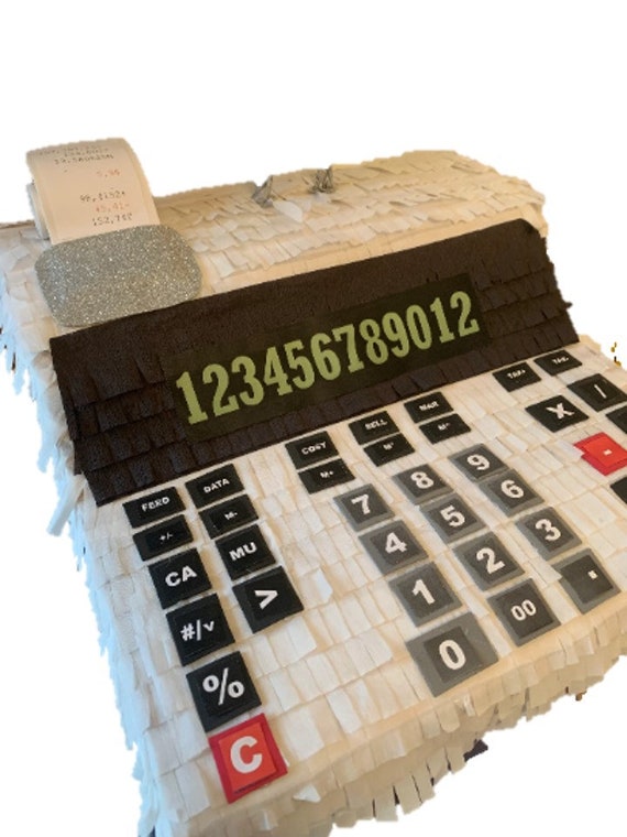 Calculator Pinata for Accountantsretired or Graduates - Etsy