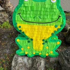 Frog Pinata. Party Decorations Supplies. Zoo Party - Etsy
