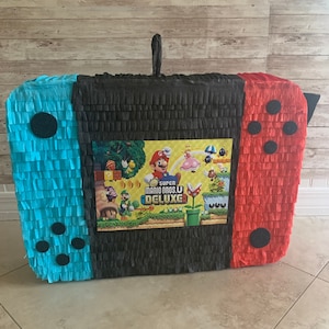 Video Game Console Pinata. Blue and Red. Custom Your Prefer Game ...