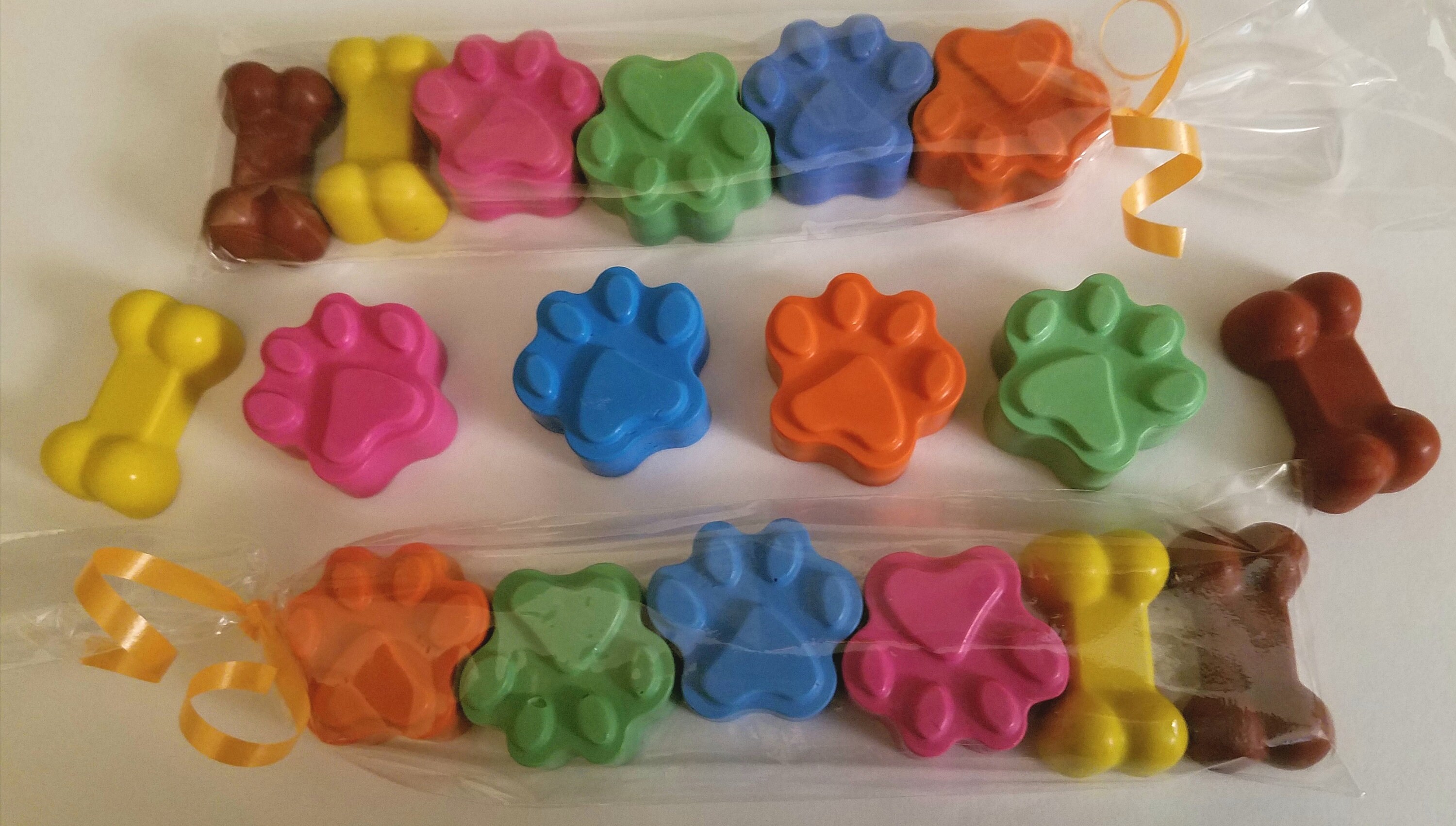 Paw Print Crayons, Puppy Dog Crayons, Kids Party Favors, Kids Parties ...