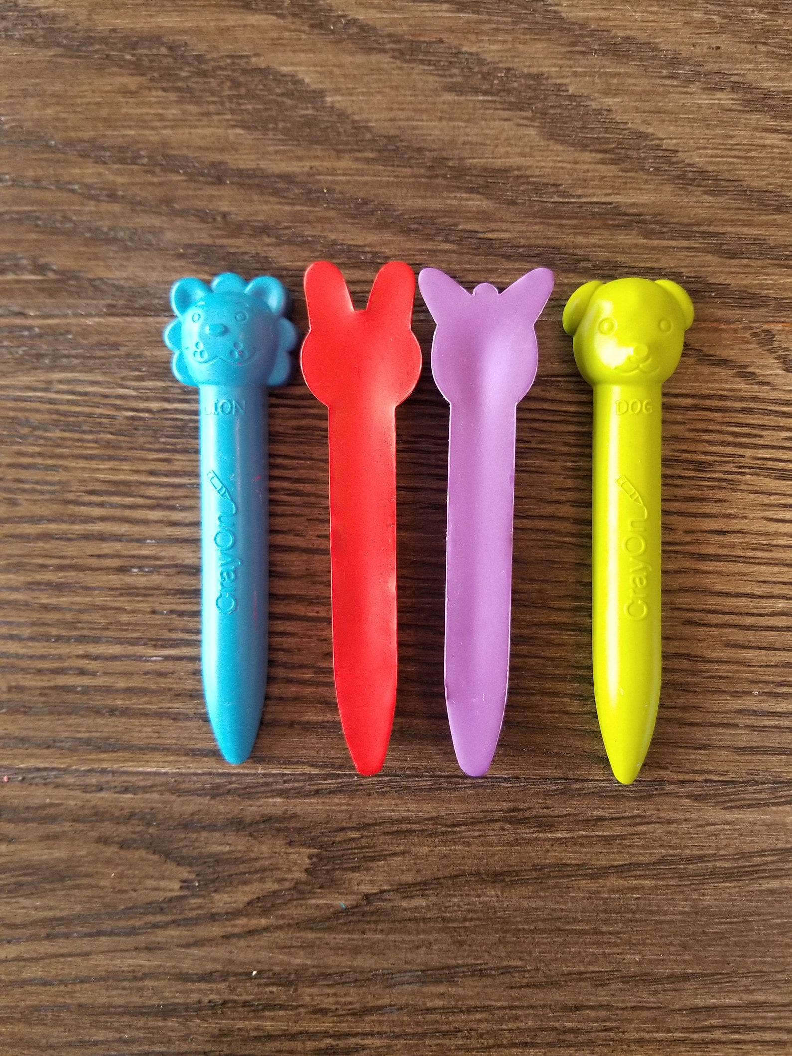 Animal Shaped Stick Crayons Zoo Birthday Party Farm Birthday - Etsy