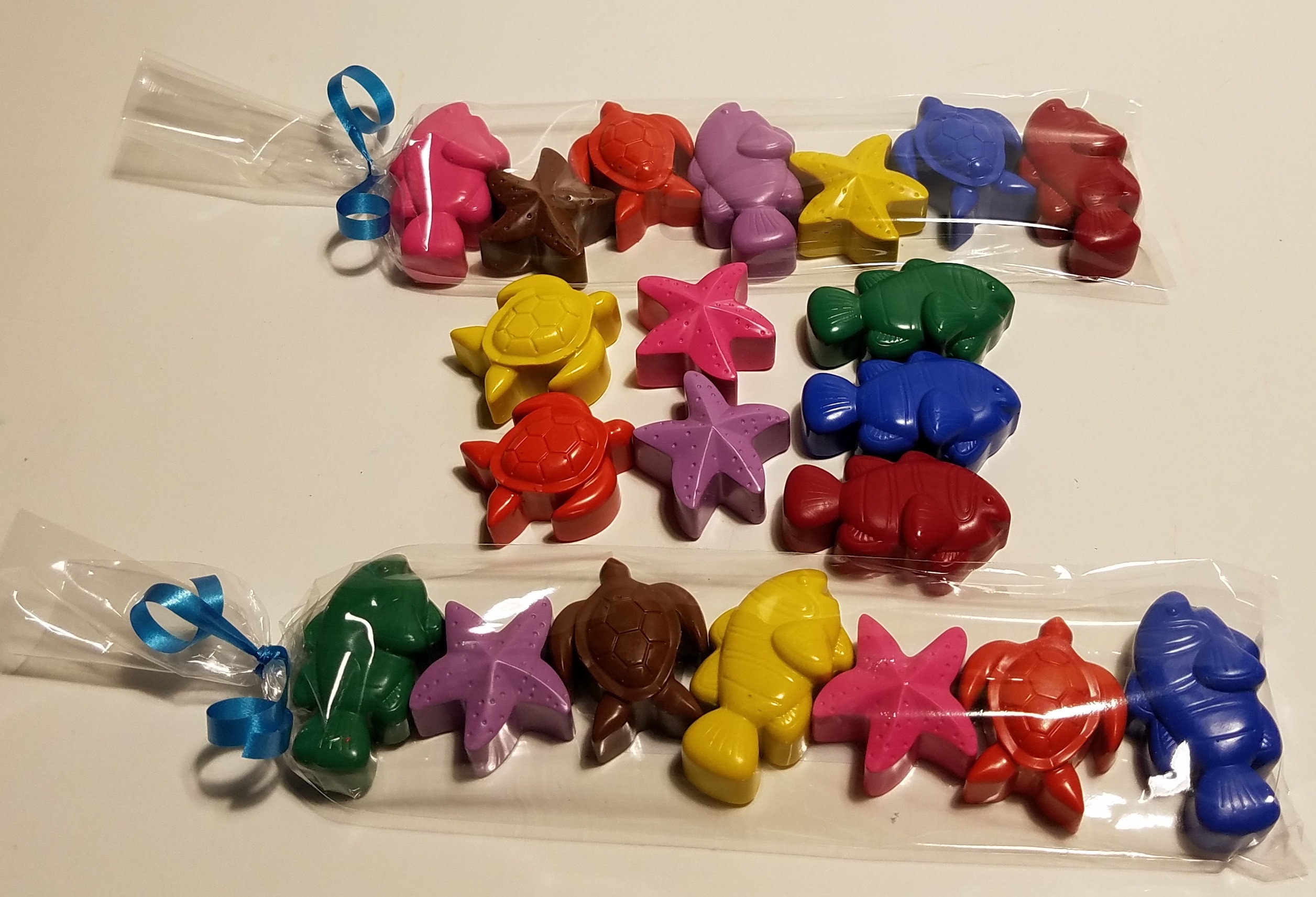 Ocean Crayons Ocean Party Favors Ocean Birthday Party Sea | Etsy