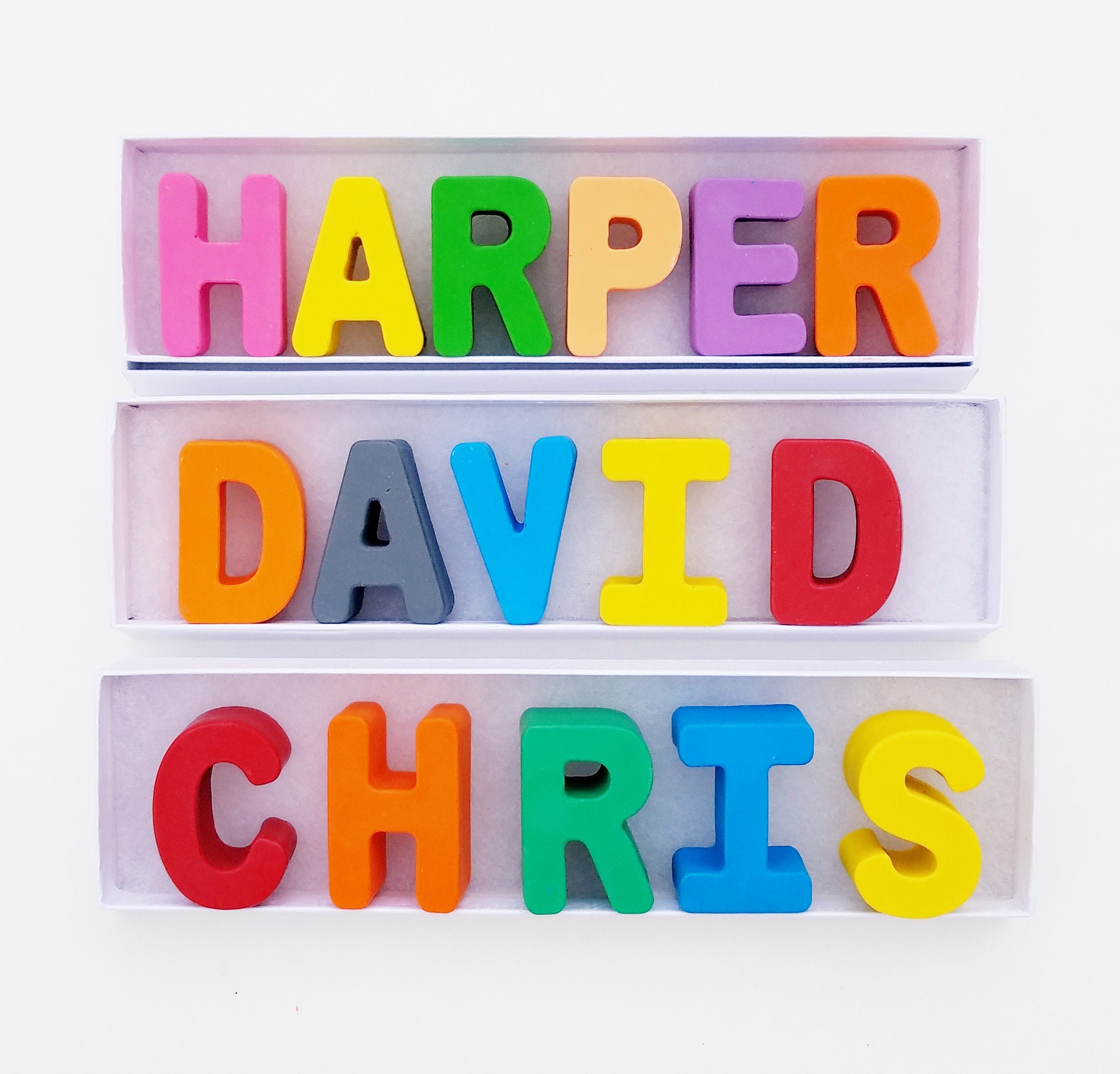 Crayon Names for Kids, Crayon Letters, Birthday Gifts for Kids, Easter ...