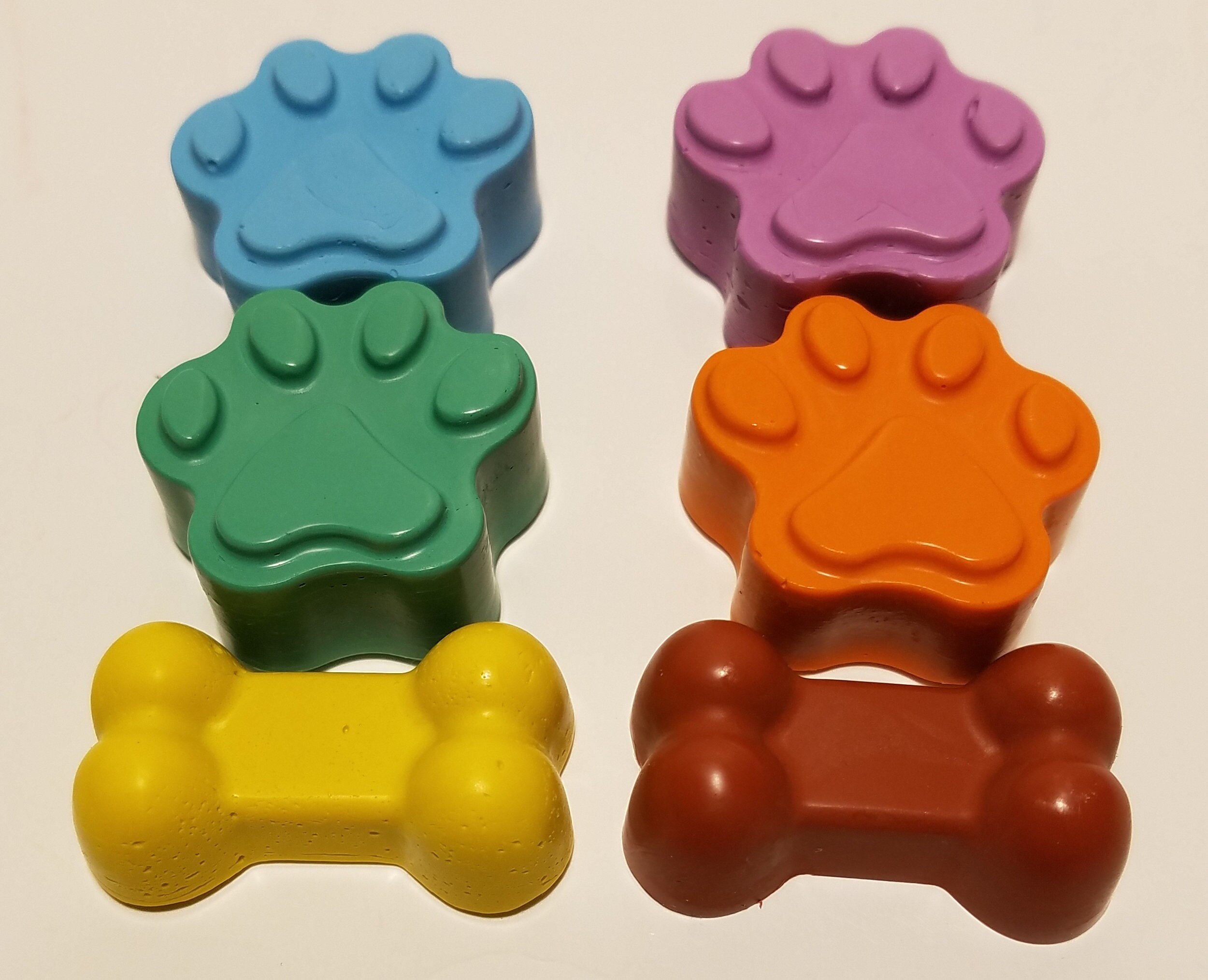 Paw Print Crayons, Puppy Dog Crayons, Kids Party Favors, Kids Parties ...