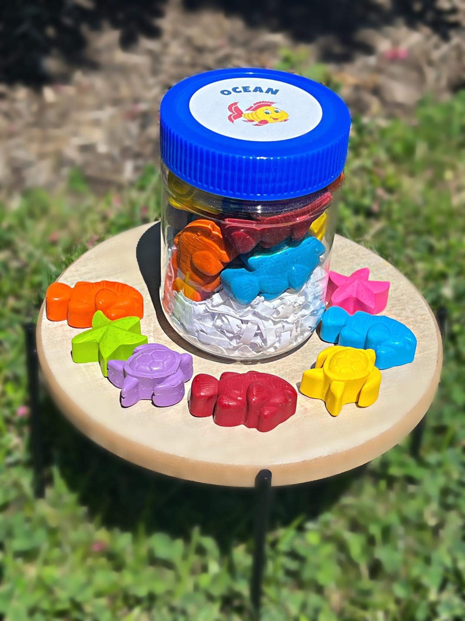 Ocean Crayons Ocean Party Favors Kids Parties Birthday - Etsy