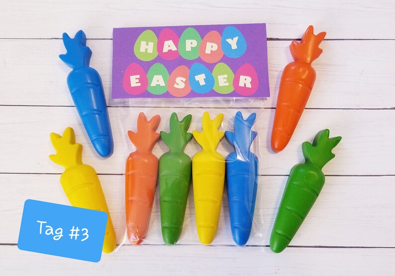 Carrot Crayons Kids Easter Crayons Easter Bunny Kids Easter - Etsy