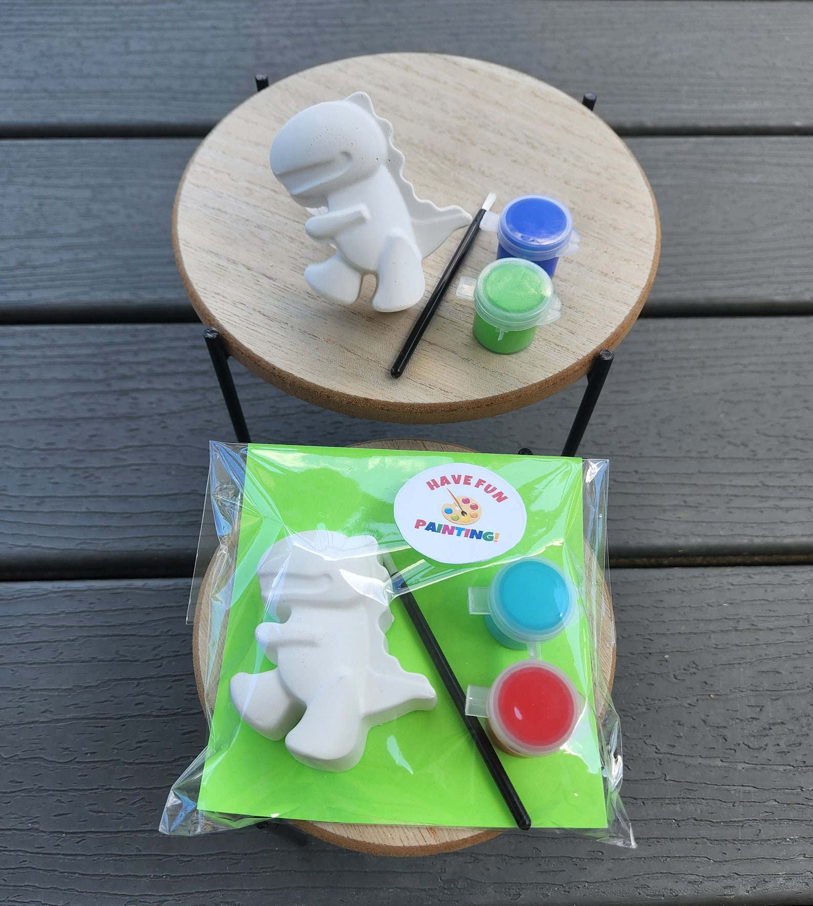 Kids Plaster Paint Set Kids Paint Kit Birthday Party Crafts - Etsy