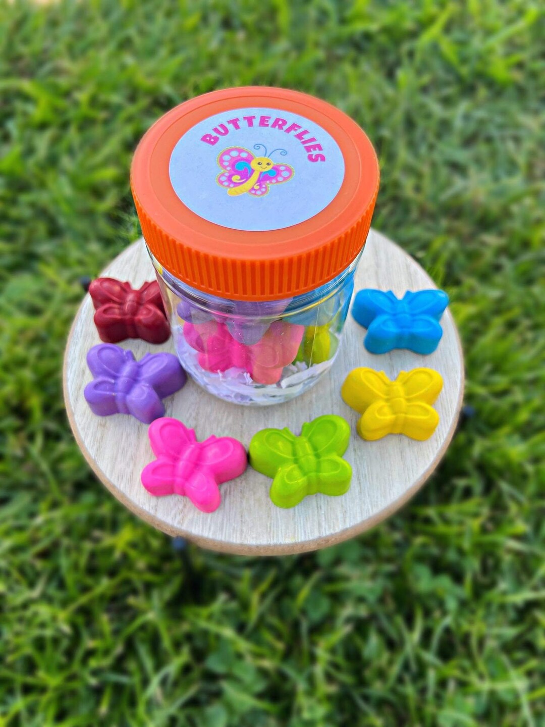 Butterfly Crayons Crayon Bucket Birthday Party Favors - Etsy