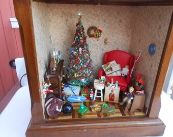 Christmas diorama | Etsy