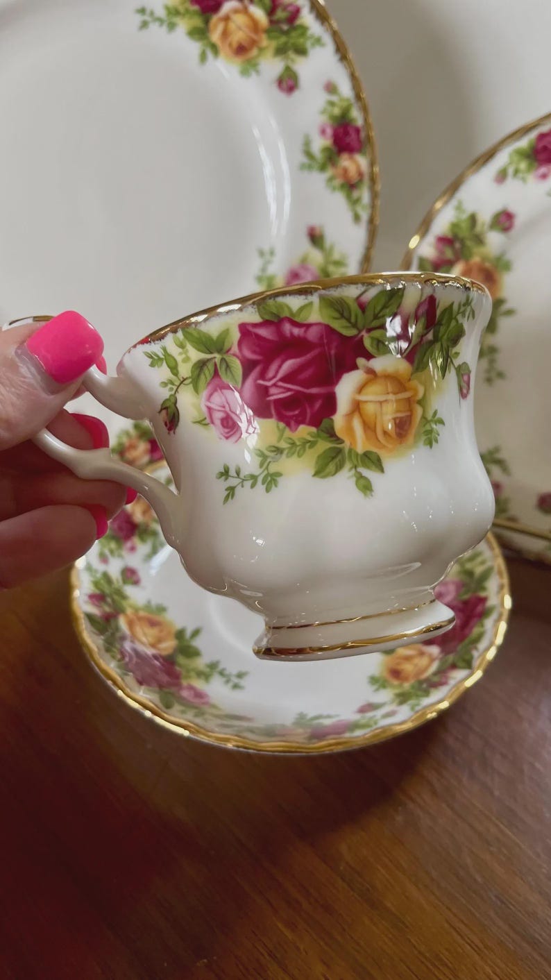 Royal Albert Old Country Roses Dinnerware Set, 20-piece Bone China ...
