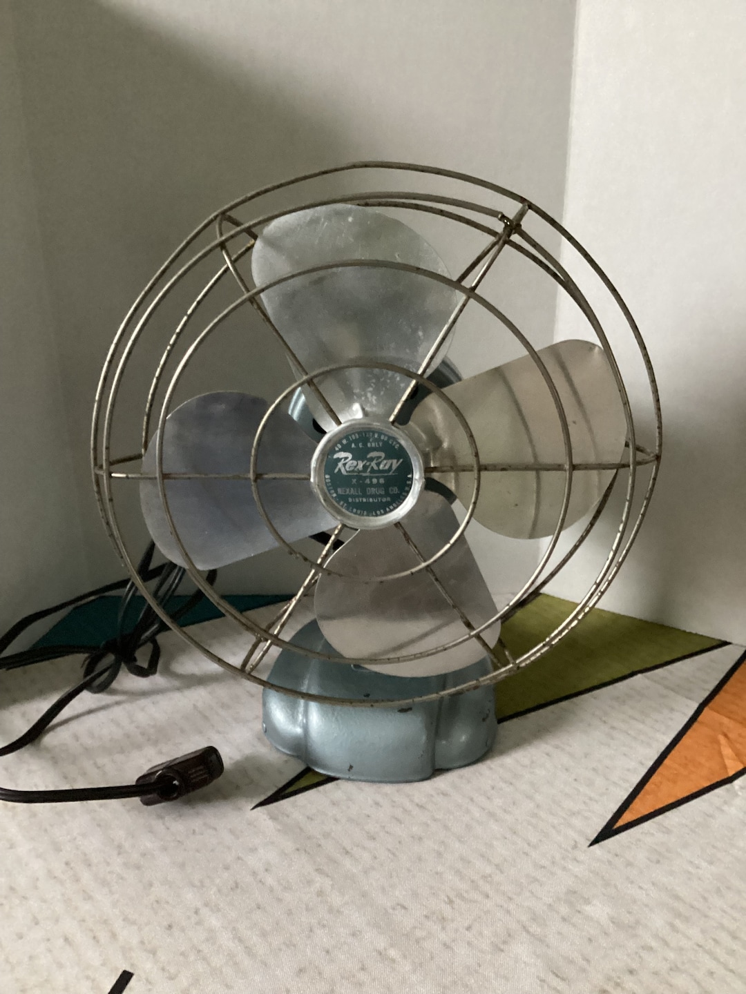 Rex-ray Rexall Drug Store Fan X-496 - Etsy